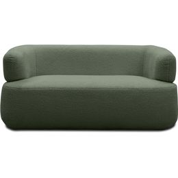 2-Sitzer DOMO collection, B:160cm H:71cm T:86cm, gr&uuml;n, 100% Polyester, Sofas, "800012 Designsofa, komfortabel und elegant, organische Formensprache",