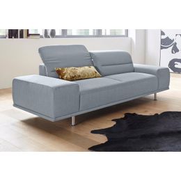 Sit & More 3-Sitzer SIT & MORE, B:212cm H:93cm T:130cm, grau, Luxus-Microfaser (100% Polyester);Struktur (100% Polyester);Luxus-Microfaser ALTARA NUBUCK (100%