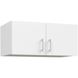 Schrankaufsatz FORTE, B:88,9cm H:38,1cm T:54,2cm, wei&szlig;, Holzwerkstoff, Schlafzimmer, M&ouml;belaufs&auml;tze, Schrankaufsatz, Stauraum, Raumnutzung
