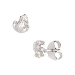 Jobo Damen Paar Ohrstecker "Frosch", Silber 925 (Sterlingsilber), silber, Silber 925 (Sterlingsilber), Ohrringe, 925 Silber