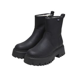 Buffalo Damen Stiefel "Buffalo Buffalo aspen zip warm", Gr. 41schwarz, Kunstfaser, unifarben, Schuhe