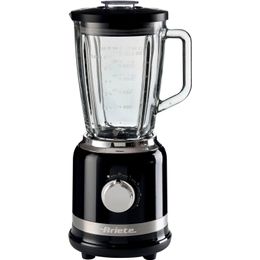 Ariete Standmixer "585BK Moderna schwarz, 1,5 L", B:20,5cm H:42cm T:18,5cm, schwarz, Zerkleinerer