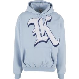 Karl Kani Herren Kapuzenpullover "Karl Kani Herren KM242-041-1 Small Signature OS Hoodie"light blau, Gr. M, 80% Baumwolle, 20% Polyester, Pullover