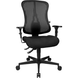 B&uuml;rostuhl Topstar, schwarz, Sitzfl&auml;che: 100% Polyester, St&uuml;hle, "Sitness 90"
