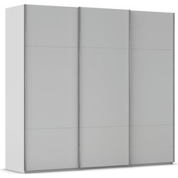 Schwebet&uuml;renschrank Rauch, B:242cm H:223cm T:68cm, grau, Holzwerkstoff, Schr&auml;nke, "Kleiderschrank Schrank Garderobe Schlafzimmerschrank CONTIDO", aus