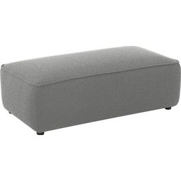 Hocker W.Schillig, B:120cm H:39cm T:60cm, grau, ROHLEDER Jacquard-Flachgewebe Q2 O10 (60% Polyacryl, 40% Polyester), Wohnzimmer, Hocker,