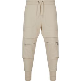 2Y Premium Herren Jogginghose "2Y Premium Herren 2Y Cargo Sweatpant"beige, Gr. S, unifarben, 98% Baumwolle, 2% Elasthan, Hosen