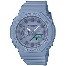 Casio G-SHOCK Damen Chronograph, blau, Armbanduhren, Quarzuhr, Armbanduhr, Damen, Herren, digital, bis 20 bar wasserdicht
