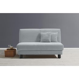 ell+ell Schlafsofa ELL + ELL, B:125cm H:85cm T:100cm, blau, 92% Polyester 8% Nylon, Jugendzimmer, Sofas, "Enny"