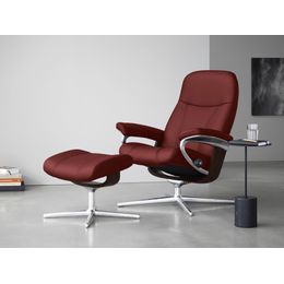 stressless "Consul" mit Cross Base, Gr&ouml;&szlig;e S, M & L, Holzakzent Braun