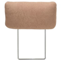 Kopfst&uuml;tze Home Affaire, B:50cm H:25cm T:11cm, braun, Luxus-Microfaser (100% Polyester), Luxus-Microfaser in Lederoptik (100% Polyester), Struktur
