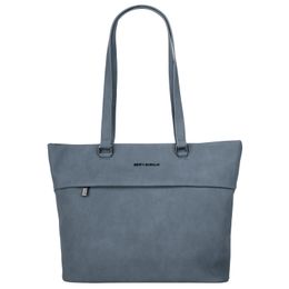Betty Barclay Damen Shopper, blau, Polyurethan (PU), unifarben, Taschen
