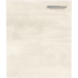 Nobilia Frontblende ""Riva", Ausrichtung w&auml;hlbar", B/H/T: 60cm x 72cm x 1,9cm, T&uuml;ranschlag links, wei&szlig;, M&ouml;belblenden, f&uuml;r integrierte K&uuml;hlger&auml;te und