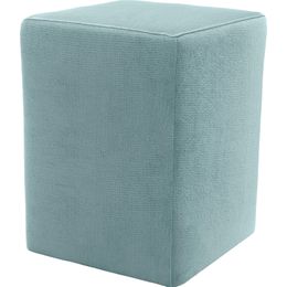 Hocker, B:38cm H:47cm T:38cm, gr&uuml;n, LOOKS by Wolfgang Joop, 100% Polyester, Wohnzimmer, Hocker, "LOOKS XX", kubische Form, ideal als Fu&szlig;ablage