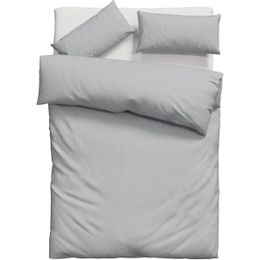 Bettw&auml;sche OTTO HOME, grau, Renforc&eacute;, Obermaterial: 100% Baumwolle, Bettw&auml;sche, "Luisa", 4 Qualit&auml;ten f&uuml;r dein perfektes Schlafgef&uuml;hl (von Komfort