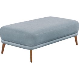 Sch&ouml;ner Wohnen Kollektion Hockerbank, B:120cm H:45cm T:70cm, blau, SCH&Ouml;NER WOHNEN-KOLLEKTION, 16% Baumwolle, 79% Polyester, 5% Polyacryl, Hocker, "Pearl - 5 Jahre