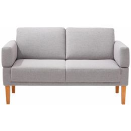 Sofa Home Affaire, B:190cm H:98cm T:81cm, grau, Strukturstoff (Zusammensetzung: 100% Polyester), Wohnzimmer, Sofas, "Fehmarn", in 3 Breiten