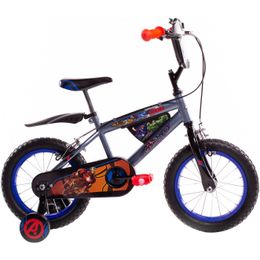 Huffy Kinderfahrrad, 24cm, 14 Zoll (35,56cm) hinten: 14 Zoll (35,56cm), grau, Fahrr&auml;der