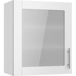 Glash&auml;ngeschrank KOCHSTATION, B:60cm H:70,4cm T:34,9cm, wei&szlig;, K&uuml;che, Schr&auml;nke, "KS-Ahus", Breite 60 cm