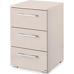 Nachtkommode, B:40cm H:61cm T:42cm, beige, SET ONE BY Musterring, Holzwerkstoff, Sideboards, "Henderson", In 4 Farben erh&auml;ltlich, Schubladen inkl.