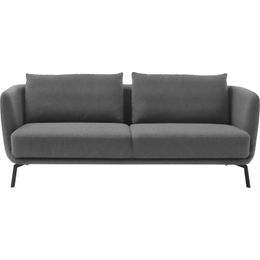 Sch&ouml;ner Wohnen Kollektion 3-Sitzer, B:210cm H:71cm T:91cm, grau, SCH&Ouml;NER WOHNEN-KOLLEKTION, 16% Baumwolle, 79% Polyester, 5% Polyacryl, Sofas, "Pearl - 5 Jahre