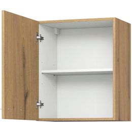 H&auml;ngeschrank KOCHSTATION, B:40cm H:60cm T:35cm, braun, K&uuml;che, Schr&auml;nke, "KS-Trea O40-60", inklusive Einlegeboden, Breite 40 cm, H&ouml;he 60 cm