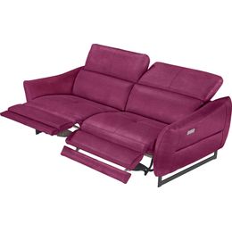 2,5-Sitzer Egoitaliano, B:208cm H:97cm T:108cm, pink, Sofas, "Dafne, elegantes Designsofa mit hohem Sitzkomfort", mit und ohne elektrischer