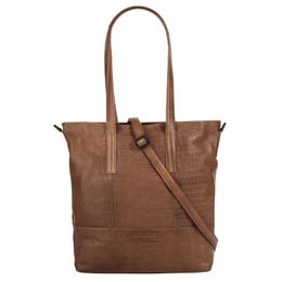 Betty Barclay Damen Shopper, braun, Leder, Reptilienpr&auml;gung, Taschen, echt Leder