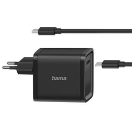 Hama Notebook-Netzteil "Universal-USB-C-Notebook-Netzteil, Power Delivery (PD) 5-20V/45W", B:9,5cm H:3,6cm T:5,5cm, schwarz, Netzteile