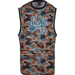 Tanktop Ecko Unltd. "Ecko Unltd. Herren Ecko Unltd. Tanktop BBall", Herren, Gr. M, camouflage, schwarz, gr&uuml;n, 100% Baumwolle, mehrfarbig, normal, Tops Tanktop