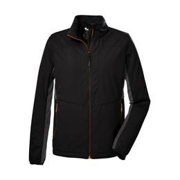 Killtec Herren Softshelljacke "KOW 42 MN SFTSHLL JCKT", schwarz, Gr. XXL, Oberstoff: Oberseite: 100% Polyester, R&uuml;ckseite: 100% Polyester, Jacken,