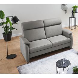 2-Sitzer Home Affaire, B:156cm H:107cm T:97cm, grau, Sofas, "Turin auch mit Easy care-Bezug: leicht mit Wasser zu reinigen", mit hochwertigem