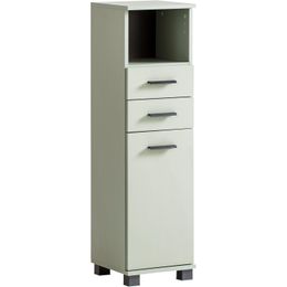 Midischrank Welltime, B:30,3cm H:110,5cm T:32,6cm, gr&uuml;n, FSC-zertifizierter Holzwerkstoff, Badezimmer, Schr&auml;nke, "Palermo, Breite 30 cm",