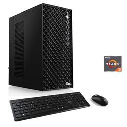 CSL PC "Mystic V24056", Microsoft Windows 11 Home (64 Bit), 16 GB RAM 1.000 GB SSD, schwarz, B&uuml;ro, Desktop-PCs
