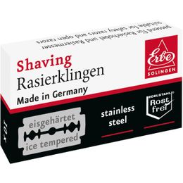 ERBE&reg; ERBE Herren Rasierklingen, schwarz, Edelstahl, Rasierklingen, Edelstahl, rostfrei