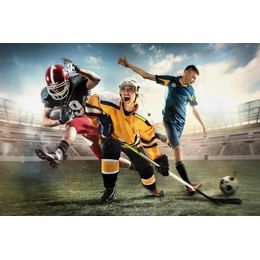 papermoon Fototapete "Sport", B/L: 4m x 2,6m, Bahnen: 8 Stk., bunt, Schlafzimmer, Tapeten