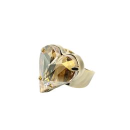 Damen Fingerring "Treviso", Glas, gold, Collezione Alessandro, Glas, Fingerringe