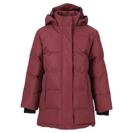 ZIGZAG Kinder Outdoorjacke "Veronica", rot, Gr. 116, unifarben, 100% Polyester, Jacken, mit hochabschlie&szlig;endem Kragen