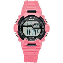 Scout Kinder Chronograph "The Digi", rosa, Armbanduhren, Armbanduhr,Quarzuhr, Kinderuhr,M&auml;dchen,Jungen,Geschenkidee,Jugendliche