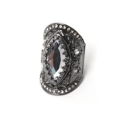 Damen Fingerring "Queen", Messing, silber, Collezione Alessandro, Messing, Fingerringe