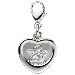 Jobo Damen Charm-Einh&auml;nger "Engel Schutzengel", silber, Silber 925 (Sterlingsilber), Charms, 925 Silber