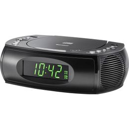 K&auml;rcher KARCHER Uhrenradio "UR 1308", B:23,8cm H:7,5cm T:16cm, schwarz, Radios, Digitaluhr mit Wecker und USB-Ladefunktion, CD-Player, Radiowecker