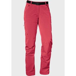 Sch&ouml;ffel SCH&Ouml;FFEL Damen Outdoorhose "Pants Taibun L", rot, Gr. 44, Oberstoff : 68% Nylon 21% Polyester 11% Elasthan, Hosen