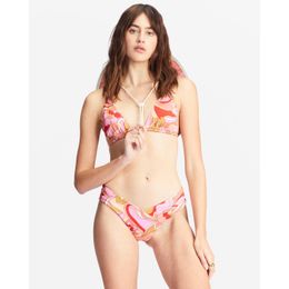 Billabong Damen Triangel-Bikini-Top "Pretty Groovy", bunt, Gr. XS, Obermaterial: 84% Microfaser, 16% Elasthan;, Bikini-Oberteile
