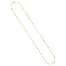 Jobo Damen Goldkette, Gelbgold 585, L: 50, gelb, Gelbgold 585, Halsketten, Singapurkette 585 Gold 50 cm 1,8 mm