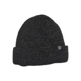 Brandit Damen Beanie "Brandit Reflection Beanie"schwarz, Kunstfaser, M&uuml;tzen