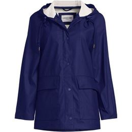 LANDS' END Squall Ausgestellte Regenjacke, Damen,  Blau, by Lands' End