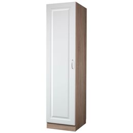 Wiho-K&uuml;chen Seitenschrank WIHO K&Uuml;CHEN, B:50cm H:200cm T:60cm, wei&szlig;, MDF, Schr&auml;nke, "Tilda", in 2 Tiefen erh&auml;ltlich