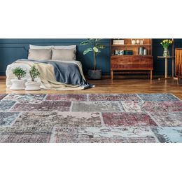 Teppich Padiro, B:120cm H:5mm L:170cm, bunt, Polyester, Wohnzimmer, Teppiche, "Toska 225"