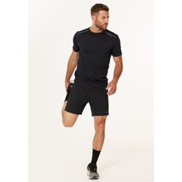 ELITE LAB Herren Shorts "Run", schwarz, Gr. S, unifarben, 90% Polyester, 10% Elasthan, Hosen, mit funktionaler Quick-Dry-Technologie